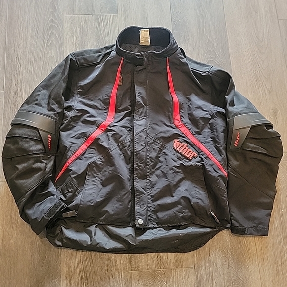thor | Jackets & Coats | Thor Ride Motorcycle Jacket Mens Black Series ...